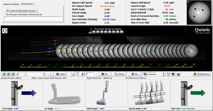 Quintic Ball Roll Examples